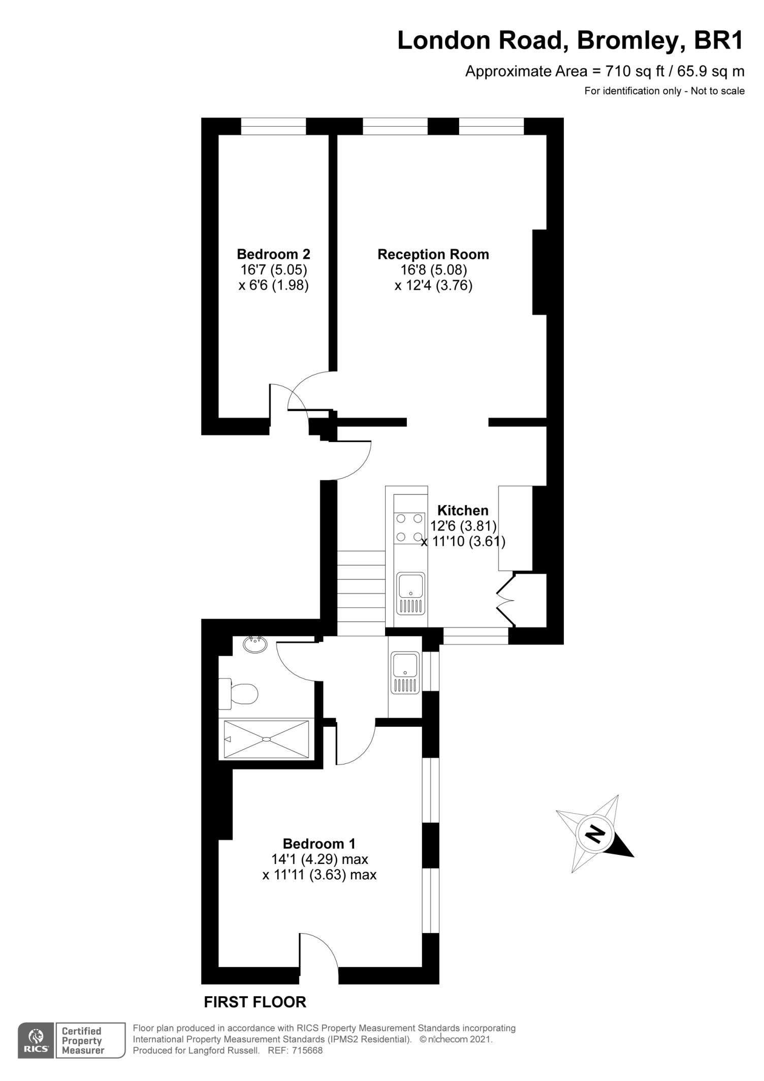 Flat to rent in London Road, Bromley, , BR1 | Langford Russell